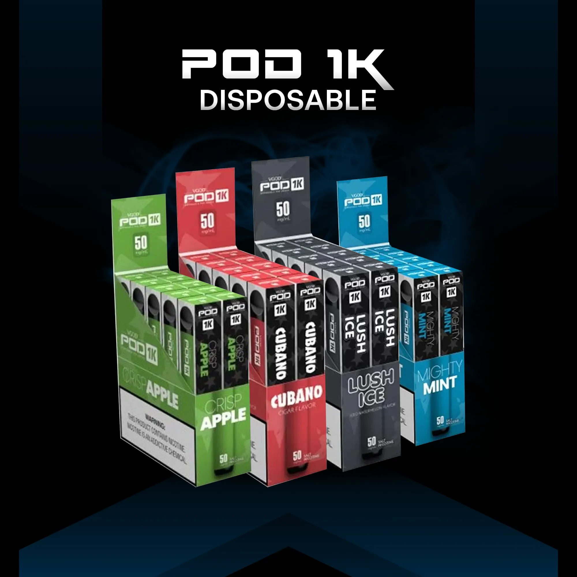 Buy Vgod Pod 1k Disposable Vape in Dubai